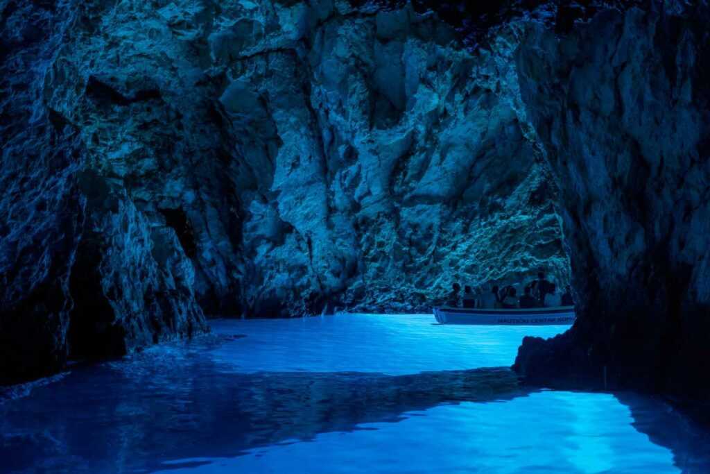 Split Blue Cave
